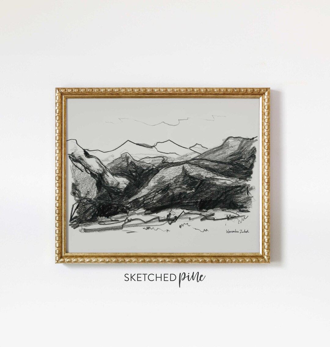 Colorado Abstract Mountain Art Print Landscape Travel Art Colorado ...