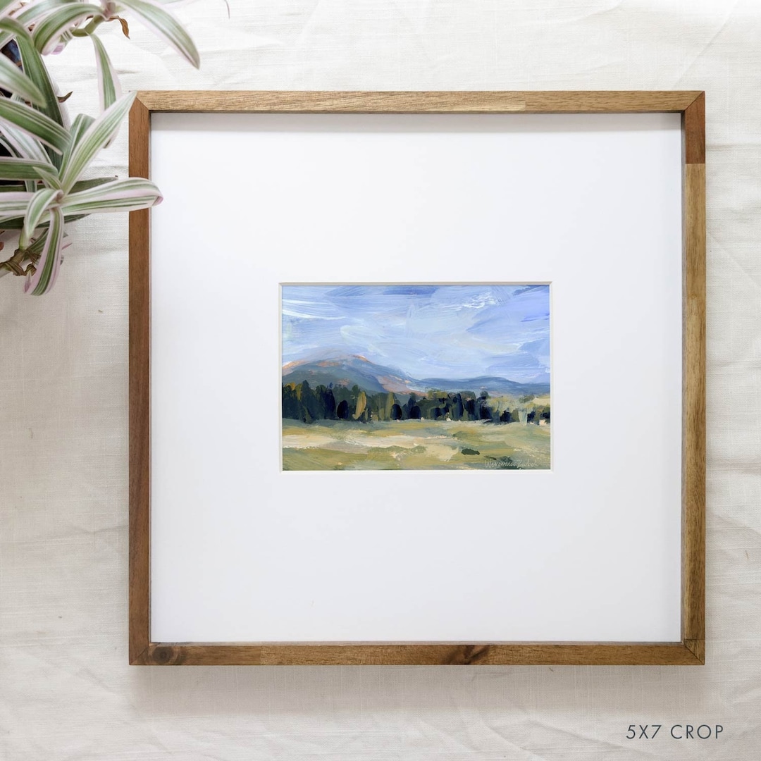 Farm Field Art Print: Abstract Landscape, Upstate New York - Etsy