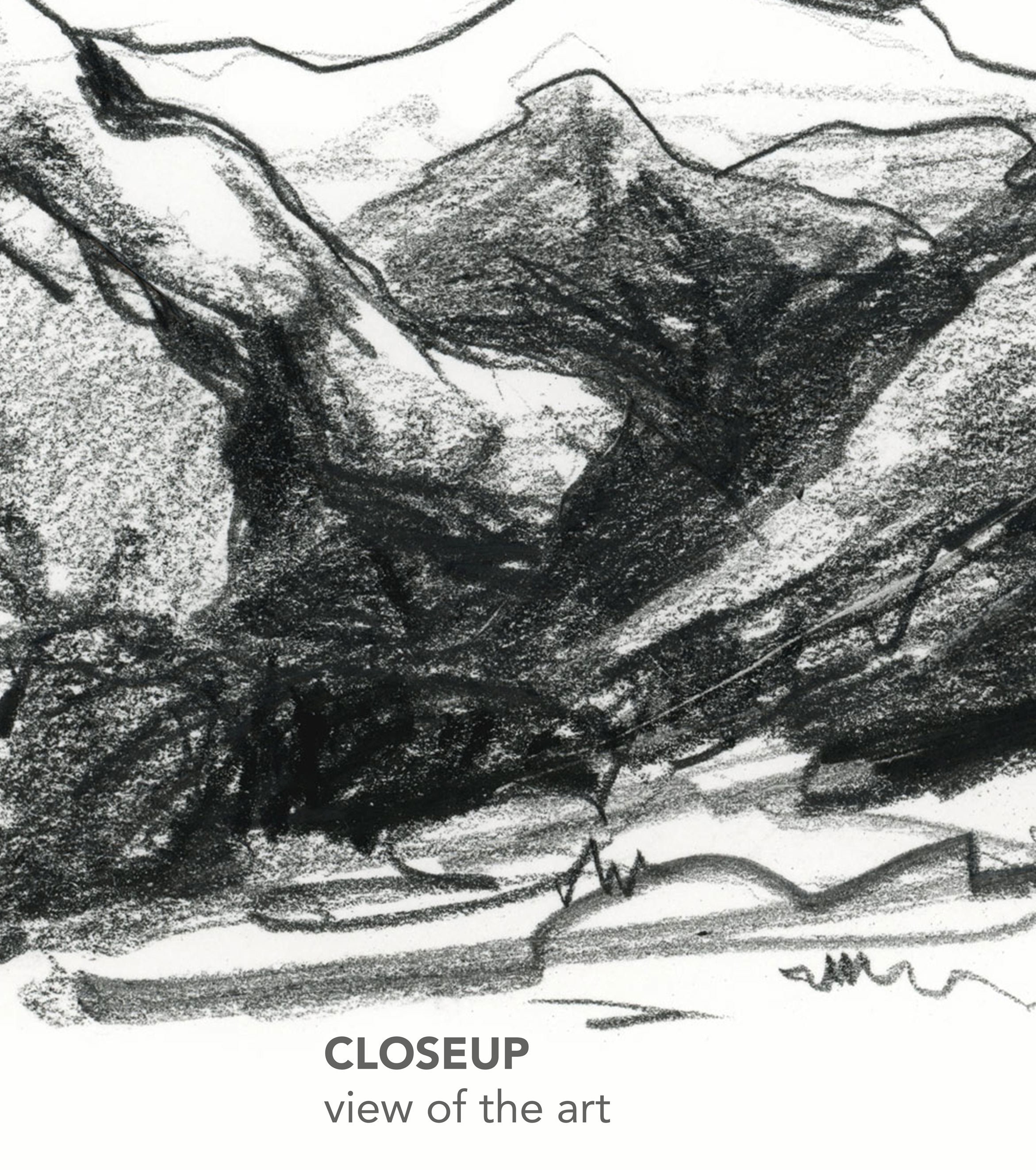 Colorado Abstract Mountain Art Print Landscape Travel Art Colorado ...