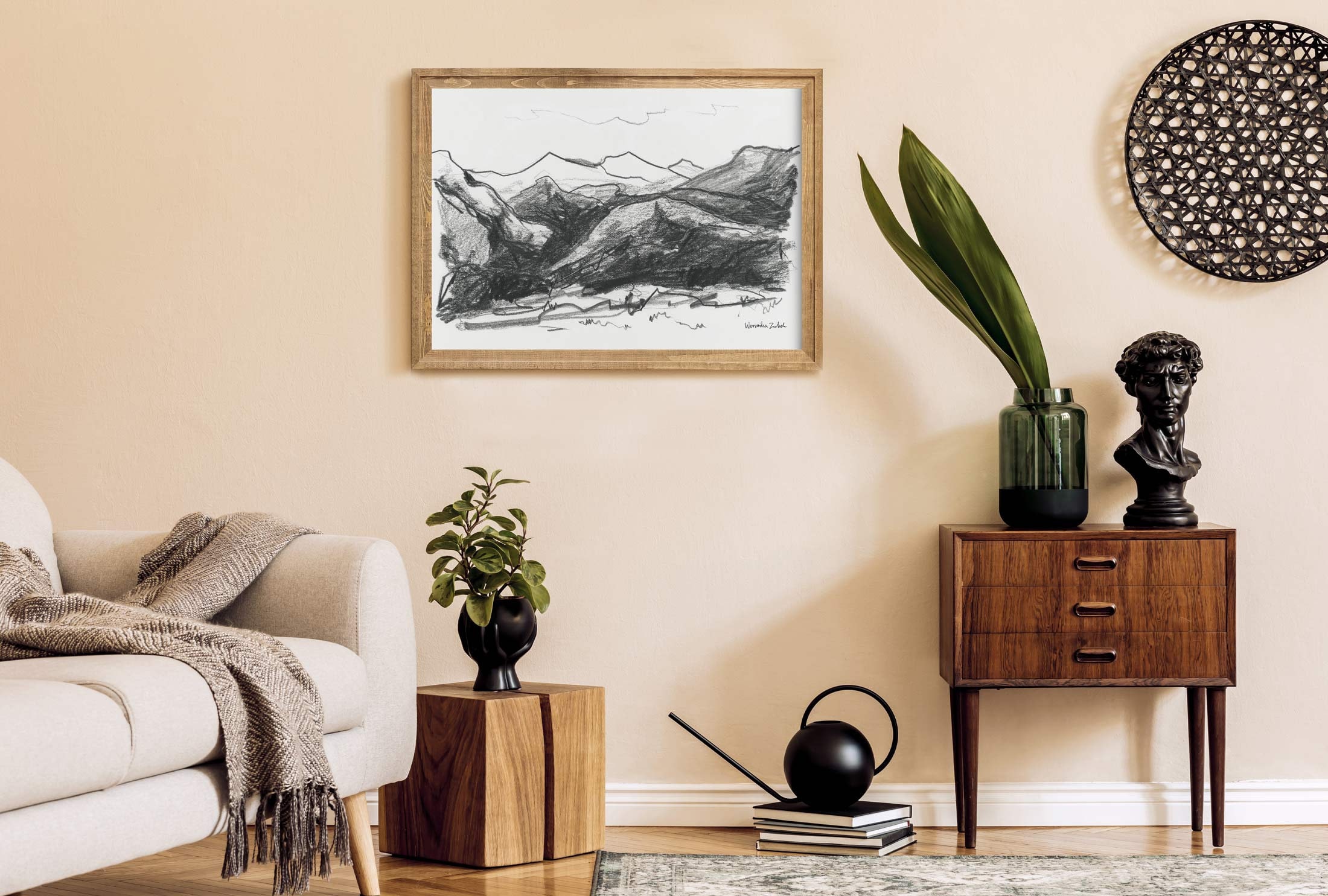 Colorado Abstract Mountain Art Print Landscape Travel Art Colorado ...
