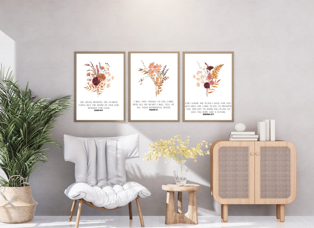 Fall Wall Decor, Digital Download Fall Decorations, Christian Fall ...