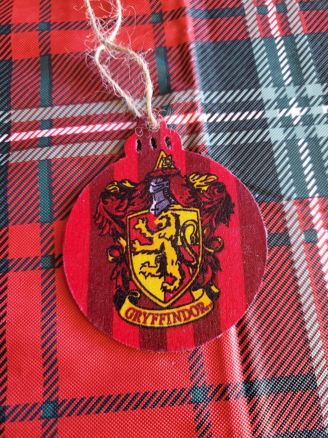 Harry Potter Gryffindor Tree Ornament - Etsy
