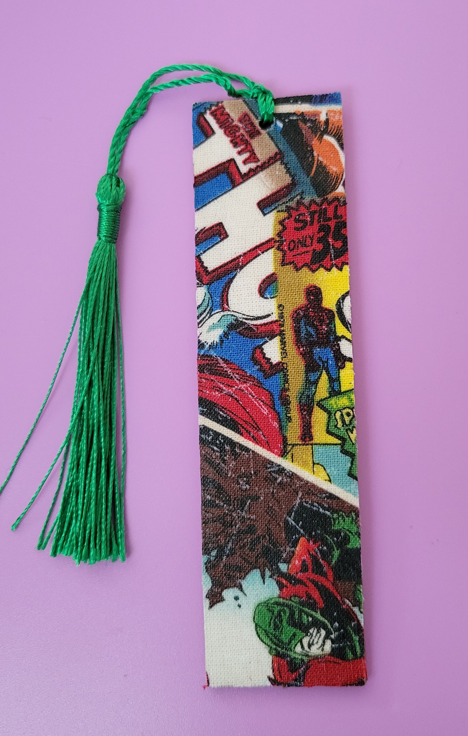 Random Comic Book Cover Bookmark - Etsy