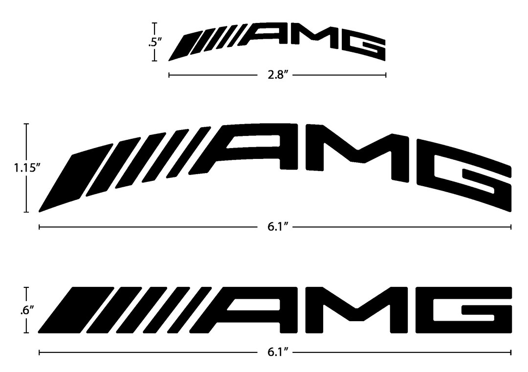 Mercedez Benz amg Decal - Etsy