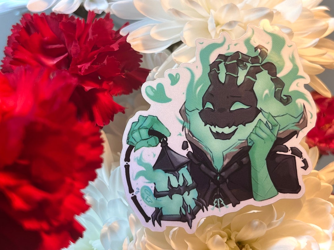 Classic Thresh League of Legends Glossy Vinyl Sticker - Etsy