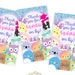 Sparkle Squishy Treat Tags for Kids Birthday Party, Take Home Gift Tag ...