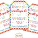 Appreciation Printable Gift Tags, Teacher and Staff School PTO PTA ...