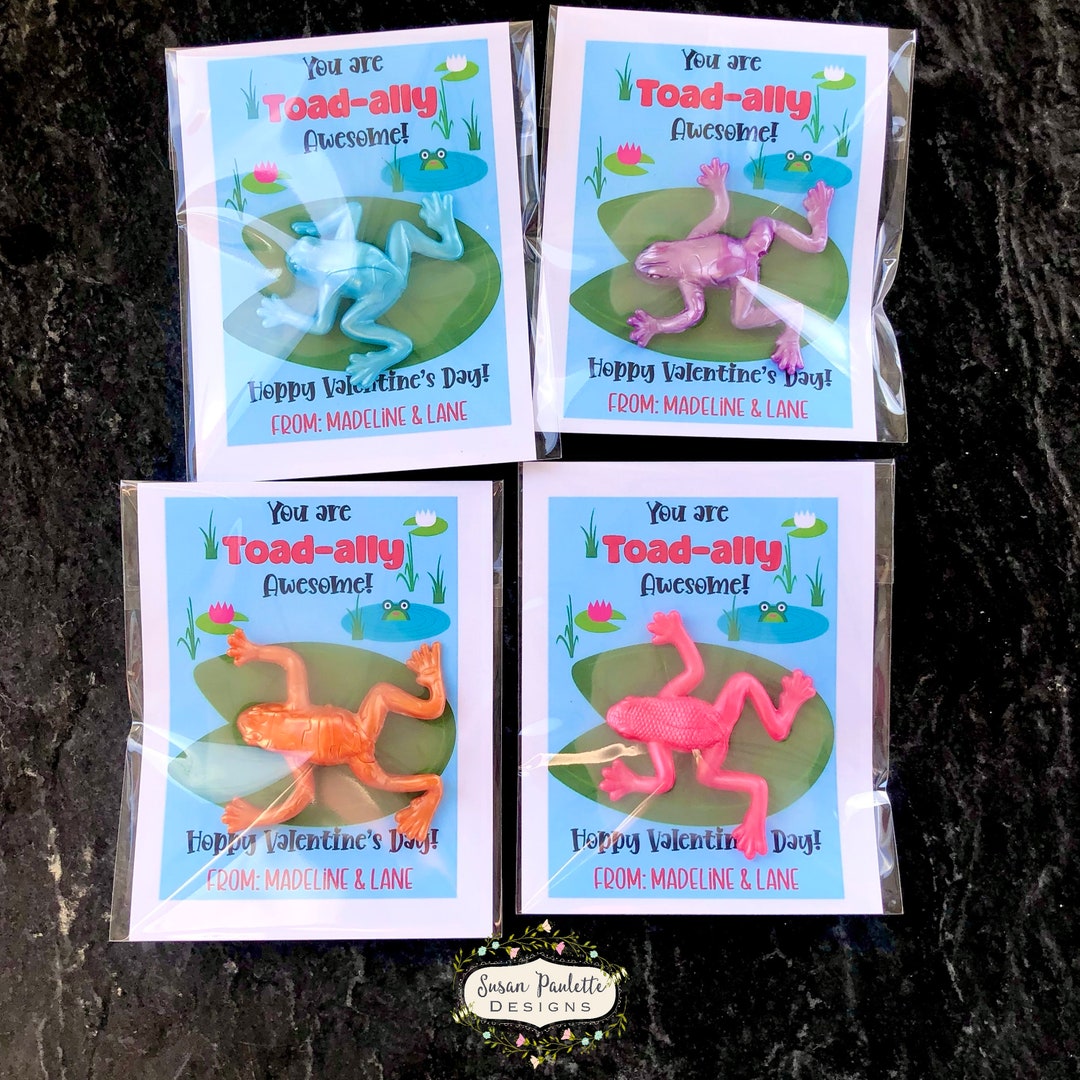 Valentines Party Favors, Stretchy Frogs for Classroom Gifts, Teacher ...