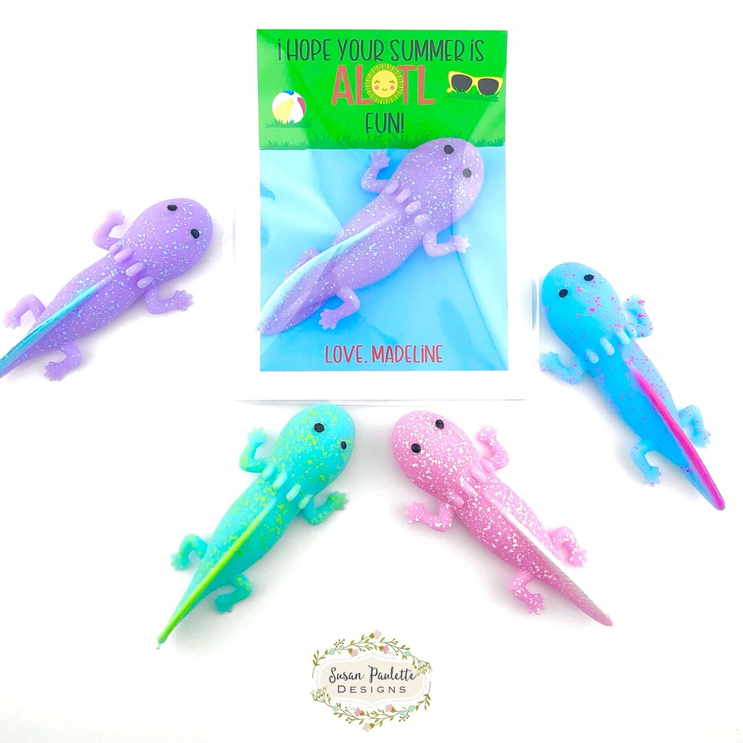 End of School Party Favors, Axolotl Finger Flinger Toy for Classroom ...