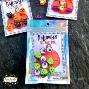 Halloween Tic Tac Toe Gift Set, Halloween Party Favors, Teacher Student ...