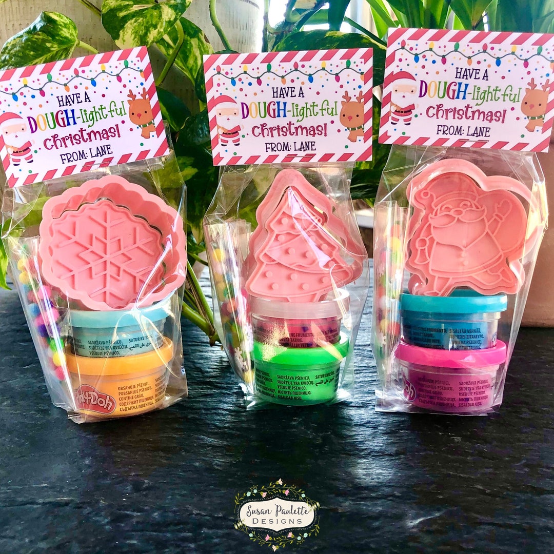 Christmas Party Favors, Christmas Play Dough Gift Set for Class ...