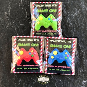 Video Game Valentine Party Favors, Gamer Controller Eraser Gift for ...