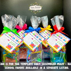 Back to School Favor Tags, It’s Going to Be an A-maze-ing Year Tag, BTS ...