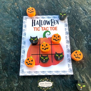 Halloween Tic Tac Toe Gift Set, Halloween Party Favors, Teacher Student ...
