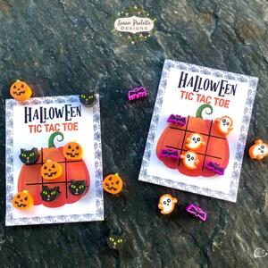 Halloween Tic Tac Toe Gift Set, Halloween Party Favors, Teacher Student ...