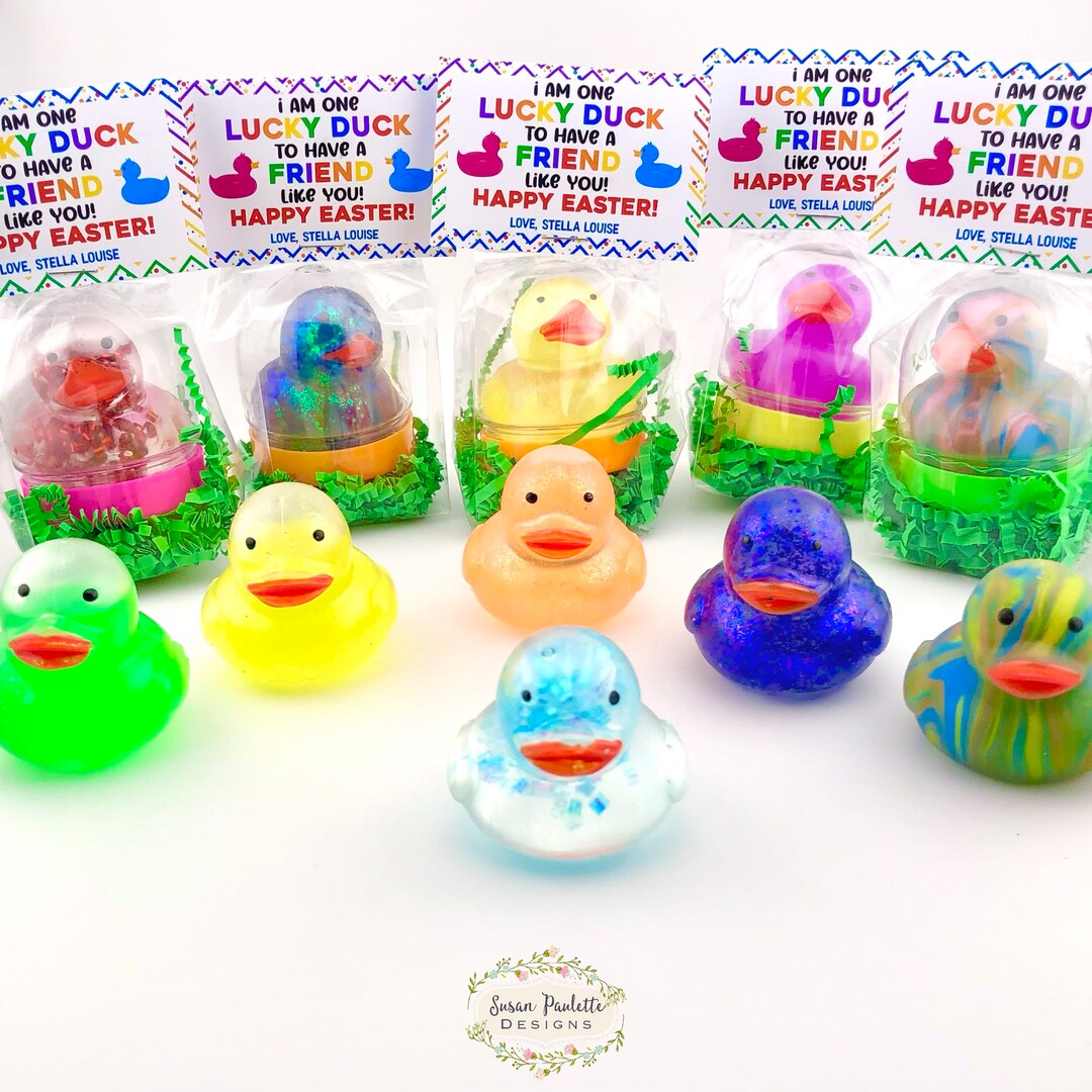 Easter Class Gifts, Gummy Duck Squishy Party Favors, Easter Basket ...