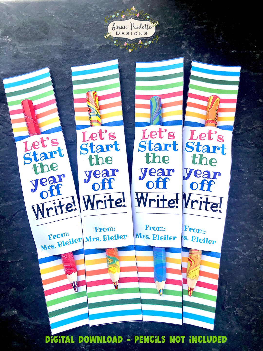 Back to School Pencil Tag, Lets Start the Year off Write, Meet the ...