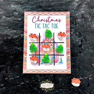 Christmas Tic Tac Toe Gift Set, Holiday Party Favors, Teacher Student ...