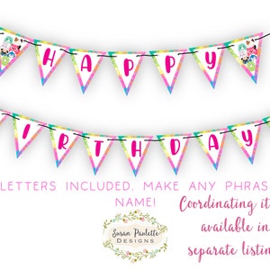 Rainbow Squishy Birthday Party Decorations Water Bottle Labels Squishy ...