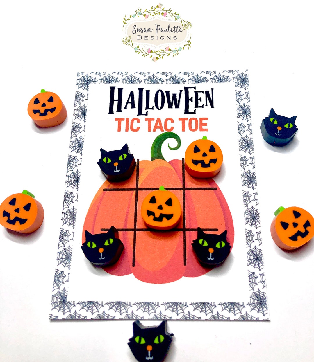 Halloween Party Favors, Halloween Tic Tac Toe Gift Set, Teacher Student ...