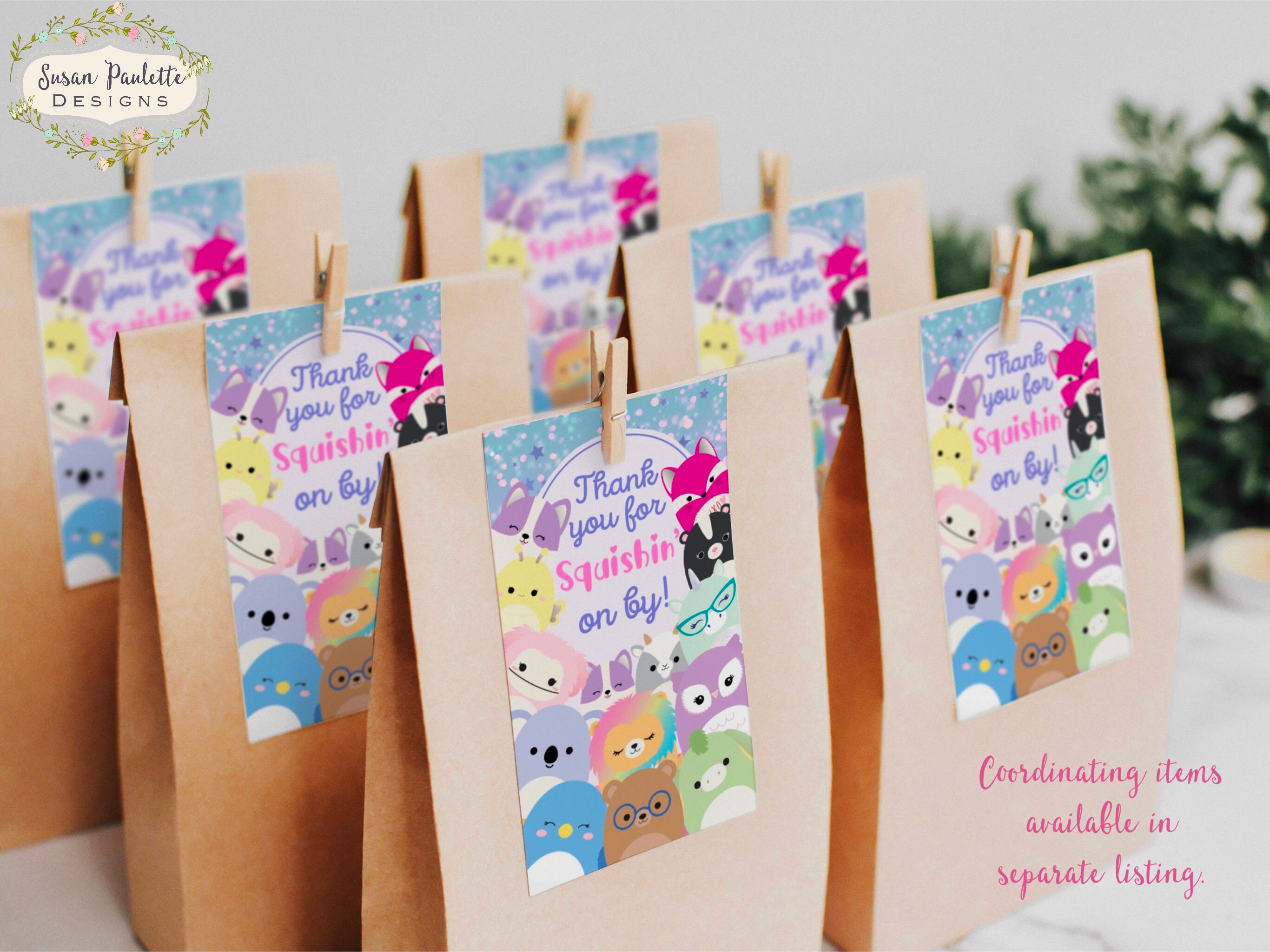 Sparkle Squishy Birthday Party Welcome Sign for Squishy Bday - Etsy