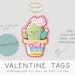 PERSONALIZED Cactus Pencil Holder, Valentines Day Card 3 Designs ...