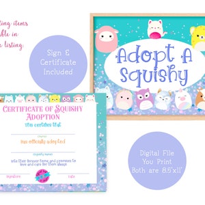 Sparkle Squishy Treat Tags for Kids Birthday Party, Take Home Gift Tag ...