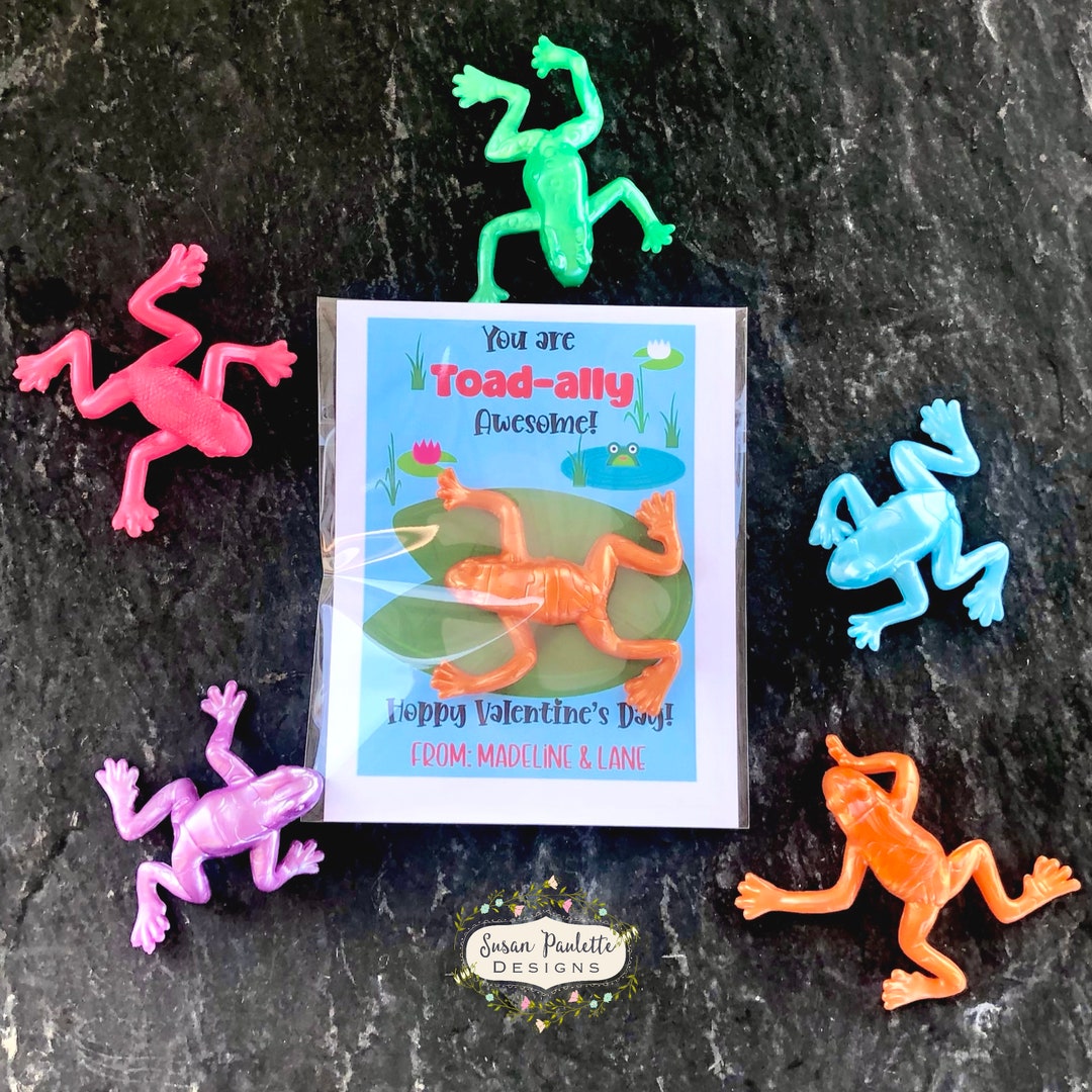 Valentines Party Favors, Stretchy Frogs for Classroom Gifts, Teacher ...