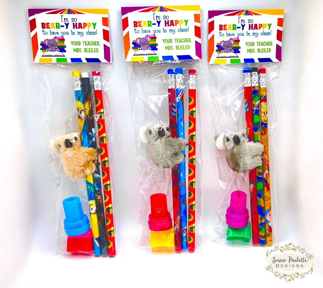 Back to School Gift From Teacher, 1st Day of School Favors, Pencil Gift ...