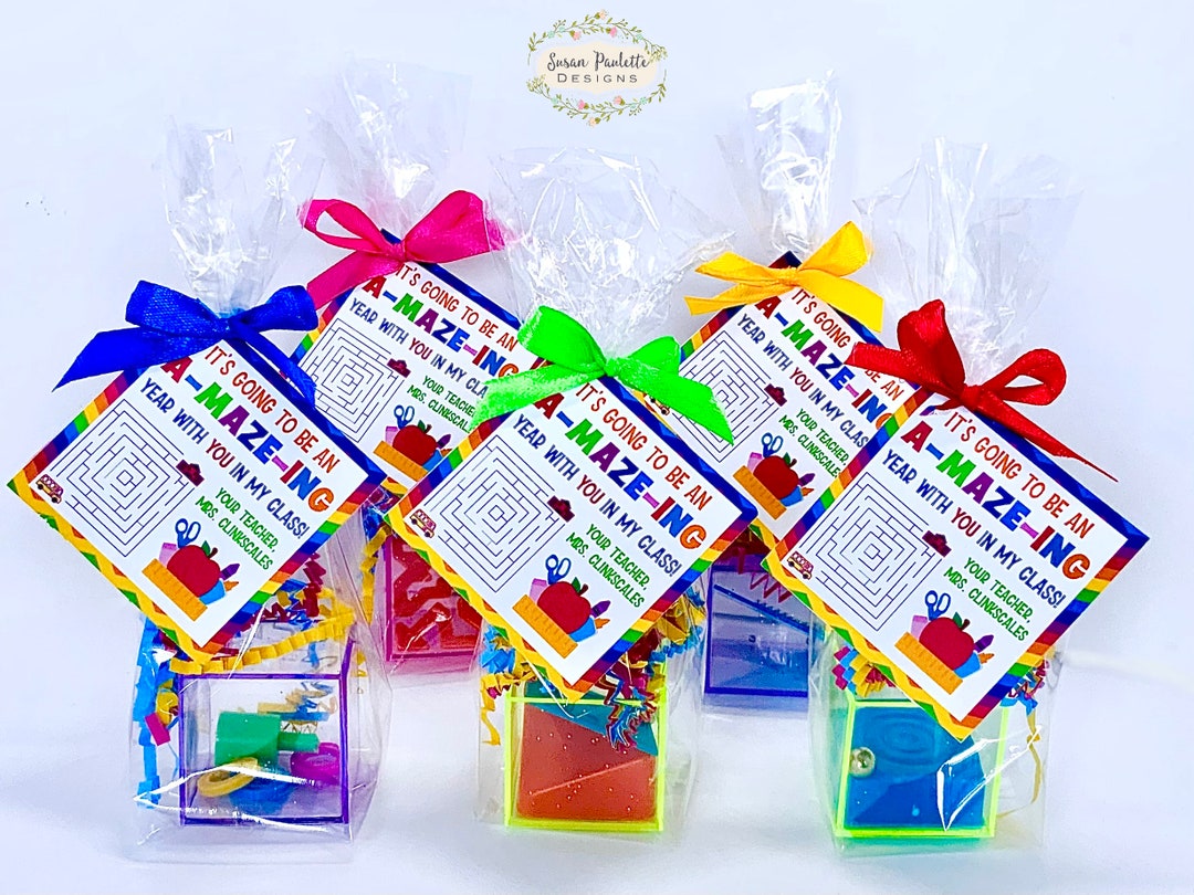 Back to School Teacher Gifts 1st Day of School Favor Maze - Etsy