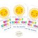 Back to School Tags, Bright School Year Welcome Back Gift Tag, BTS Meet ...