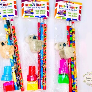 Back to School Gift for Students, 1st Day of School Favor, Pencil Gift ...