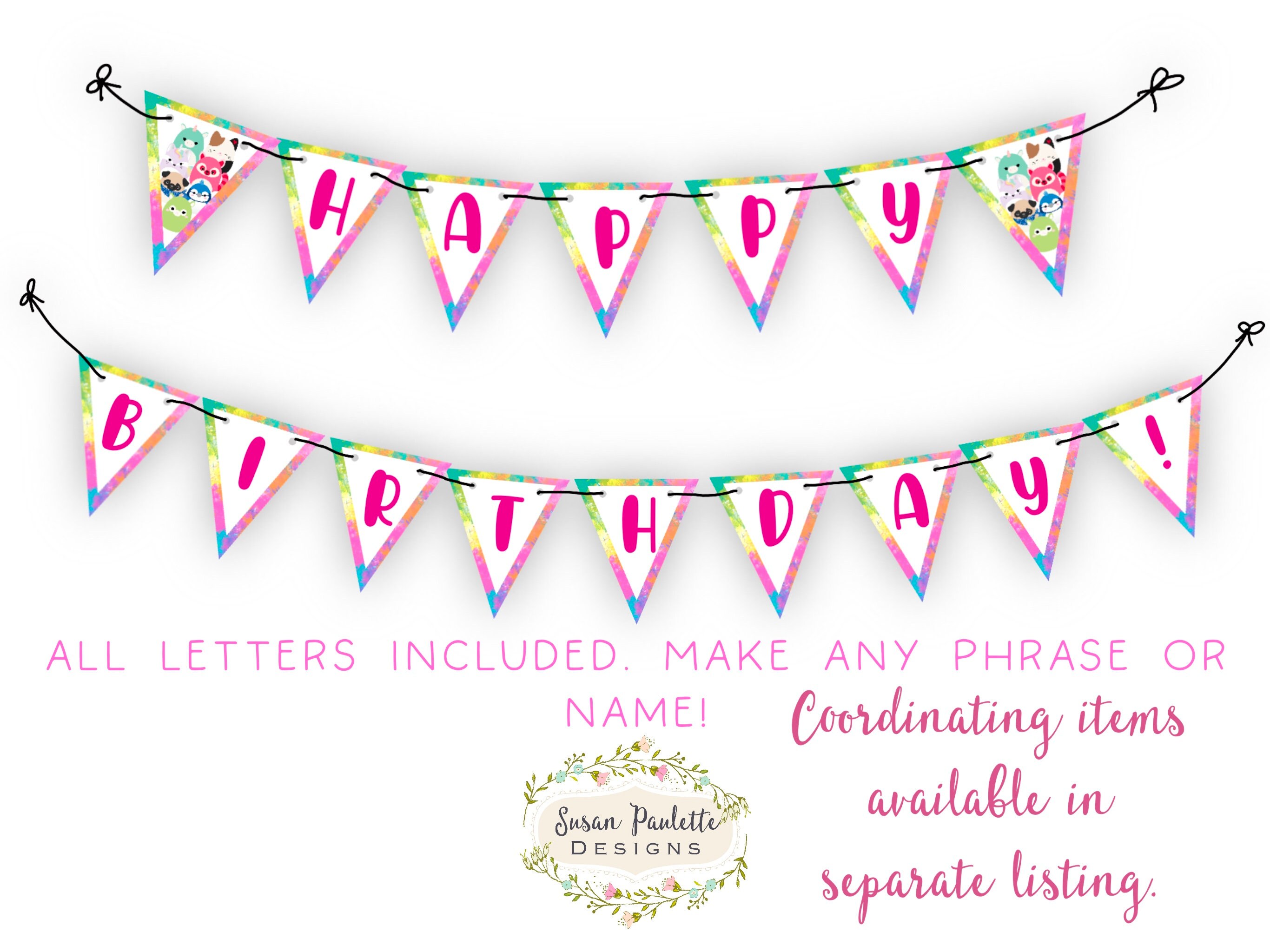 Rainbow Squishy Treat Tags for Squishy Party Kids Birthday - Etsy Australia