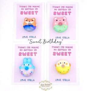 Donut Birthday Party Favors, Doughnut Classroom Birthday Gifts for Kids ...