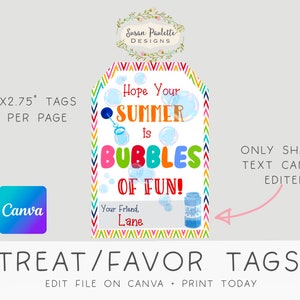 End of School Party Favor Tags for Kids Classroom, Year End Gift Tag ...