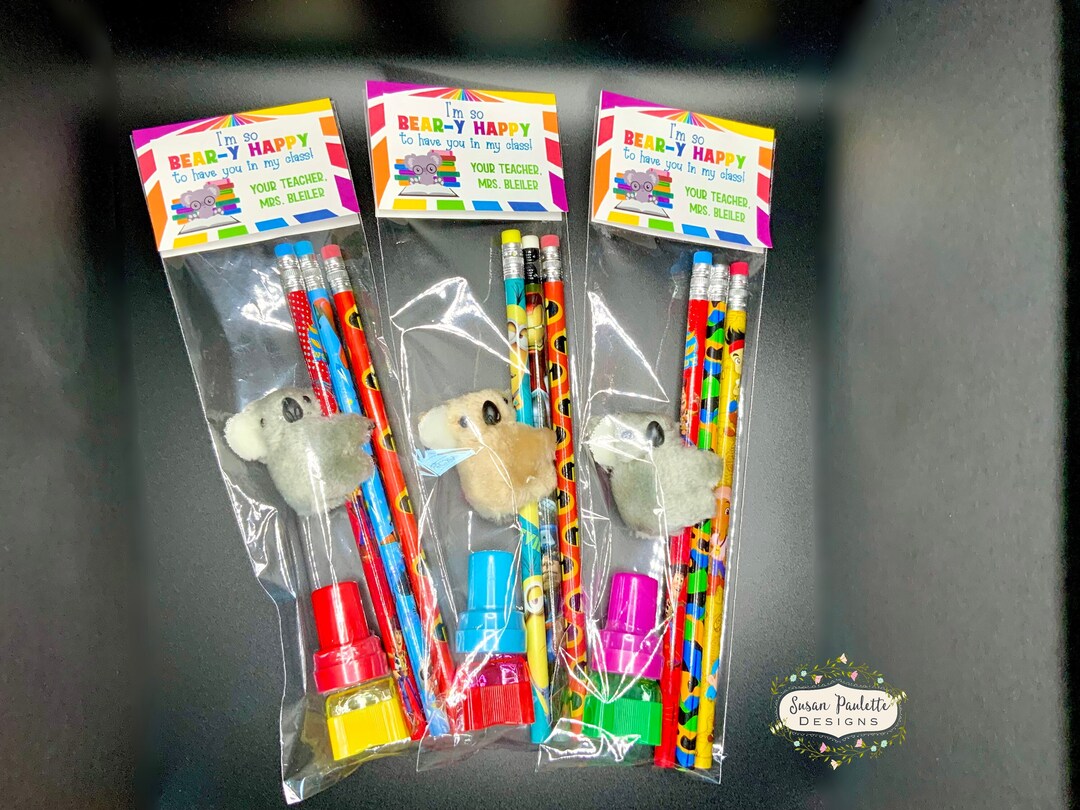 Back to School Gift for Students, 1st Day of School Favor, Pencil Gift ...