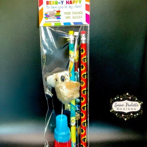 Back to School Gift for Students, 1st Day of School Favor, Pencil Gift ...