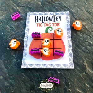 Halloween Tic Tac Toe Gift Set Halloween Party Favors - Etsy