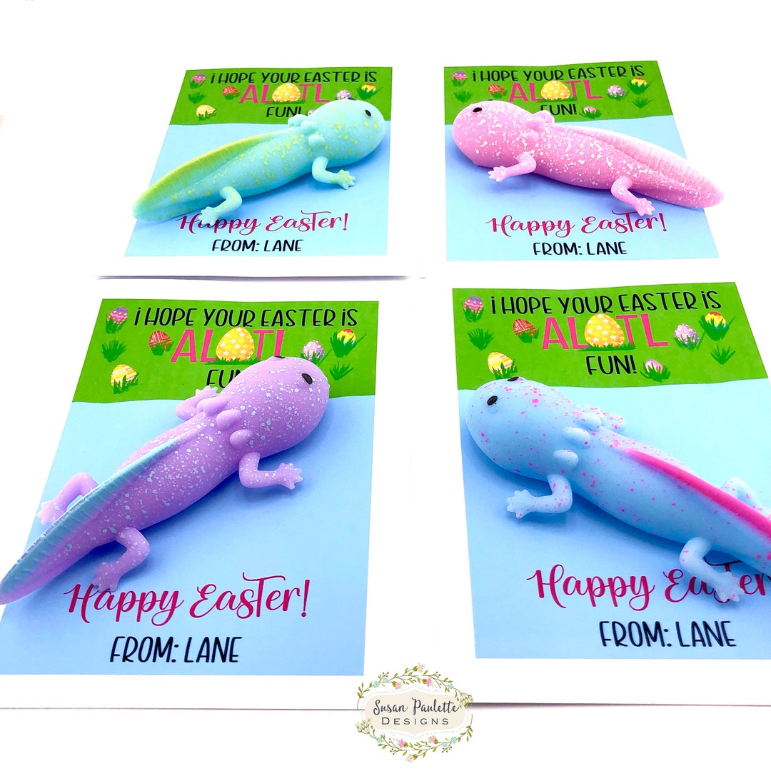 Easter Party Favors, Axolotl Finger Flinger Toy for Classroom Gifts ...