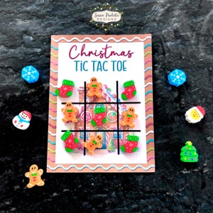 Christmas Tic Tac Toe Gift Set, Holiday Party Favors, Teacher Student ...