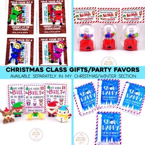 Christmas Party Favors, Pop-it Keychains for Classroom, Teacher Poppin ...