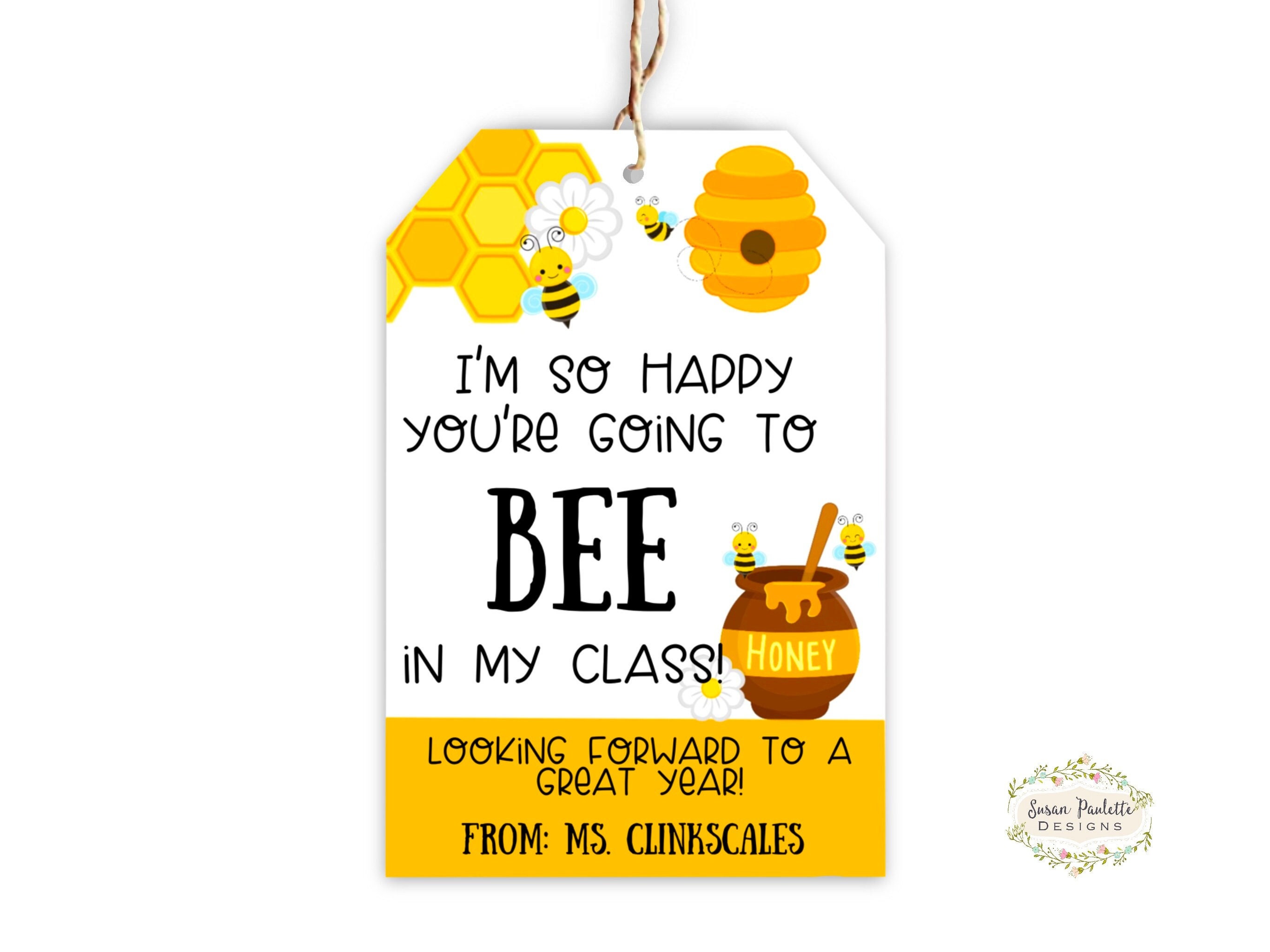 Back to School Treat Tags, Happy You’re Going to Bee in My Class, Meet ...
