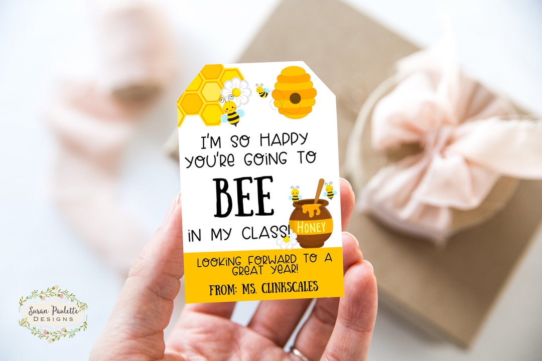 Back to School Treat Tags, Happy You’re Going to Bee in My Class, Meet ...