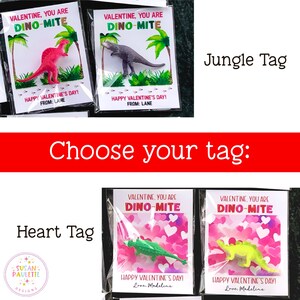 Dino-mite Valentine Party Favors, Jungle Dinosaur Toy, Gifts for Class ...