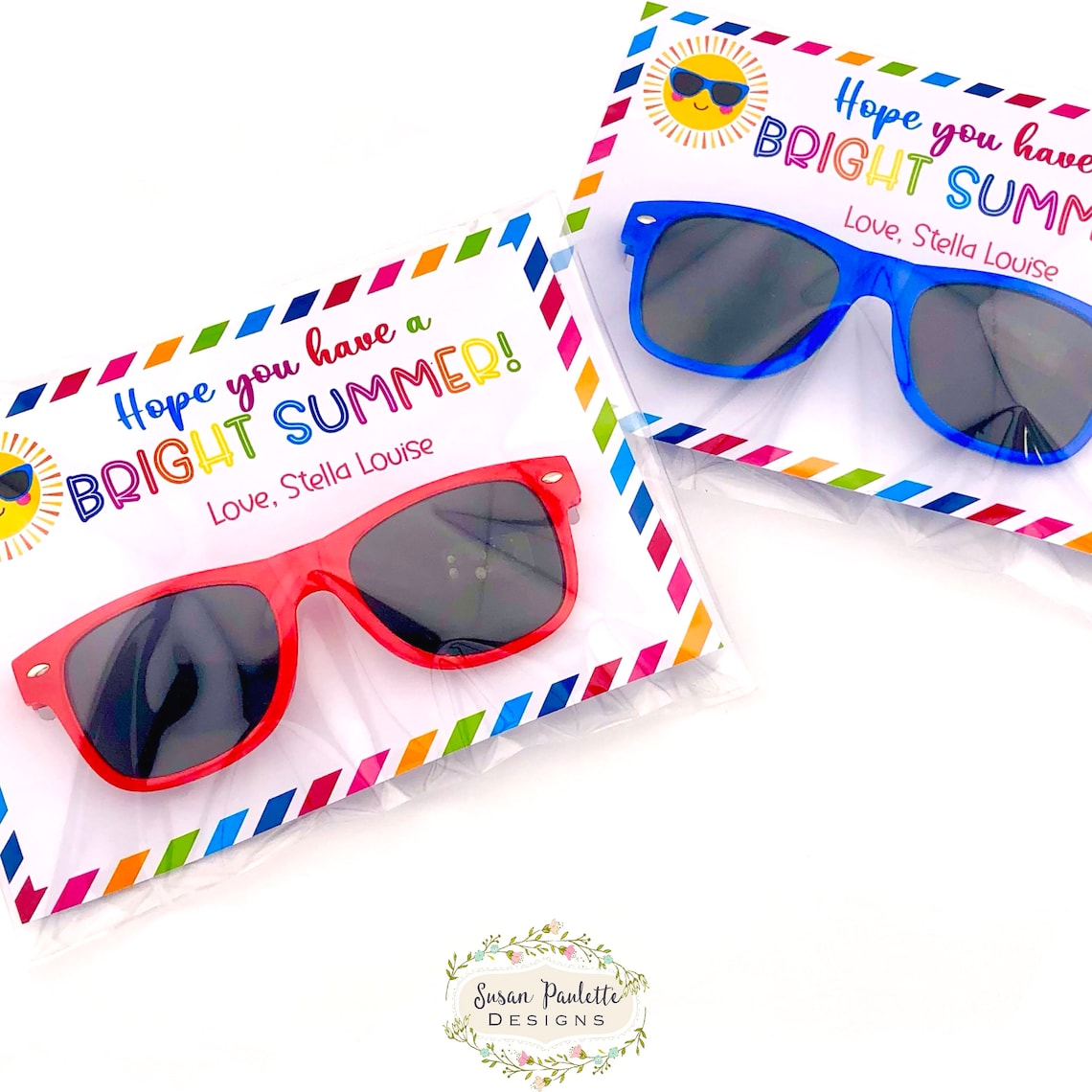Kids Sunglass Favors, End of Year Classroom Gift, Last Day of School ...