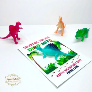 Dino-mite Valentine Party Favors, Jungle Dinosaur Toy, Gifts for Class ...