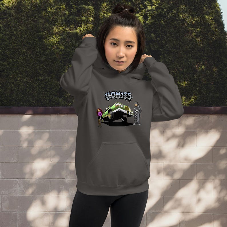 Chicana Chicano Lowrider Homies Hoodie, Mexican Pride Sweatshirt ...