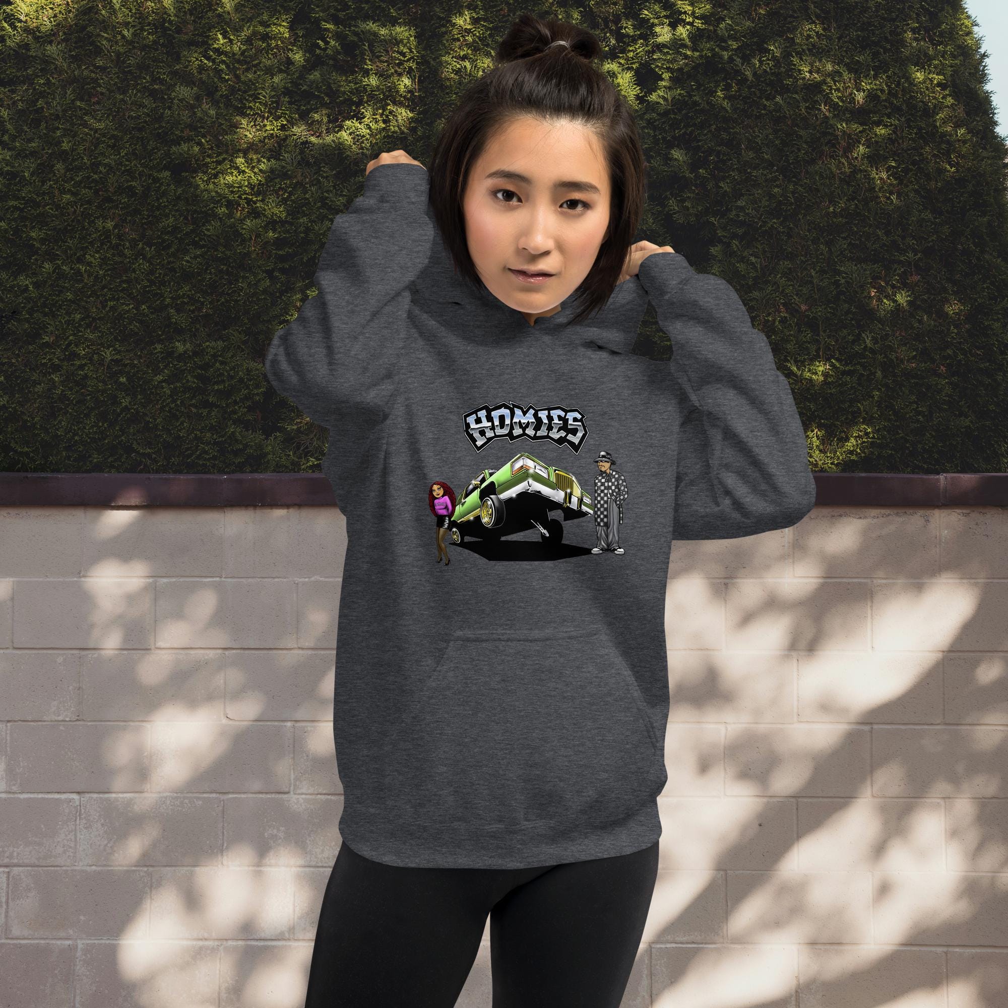 Chicana Chicano Lowrider Homies Hoodie, Mexican Pride Sweatshirt ...
