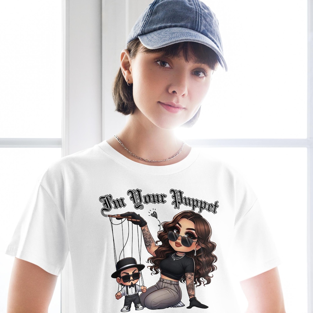 Chicana Crop Top | 'i'm Your Puppet' Cholo Chola Shirt | Chibi Latina ...