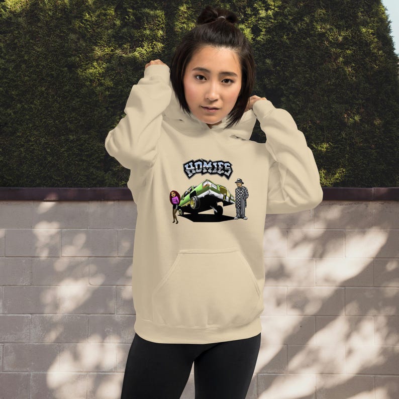 Chicana Chicano Lowrider Homies Hoodie, Mexican Pride Sweatshirt ...